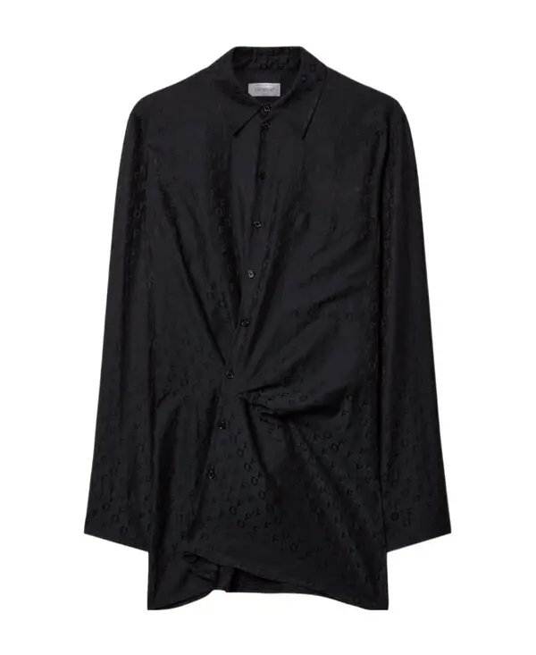 Off-White Monogram Jacquard Twisted Mini Dress