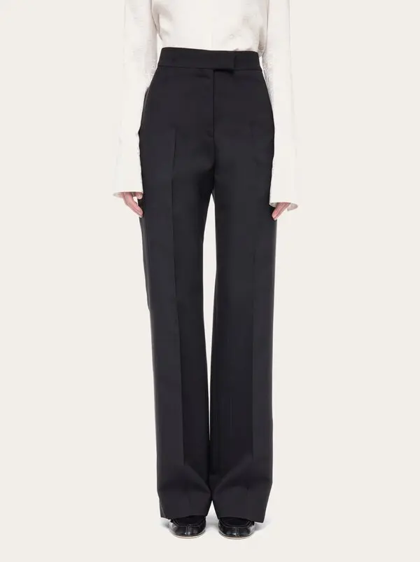 FERRAGAMO High Waisted Tailored Trousers