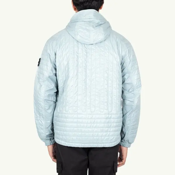 Stone Island Logo-appliqué Padded Hooded Jacket