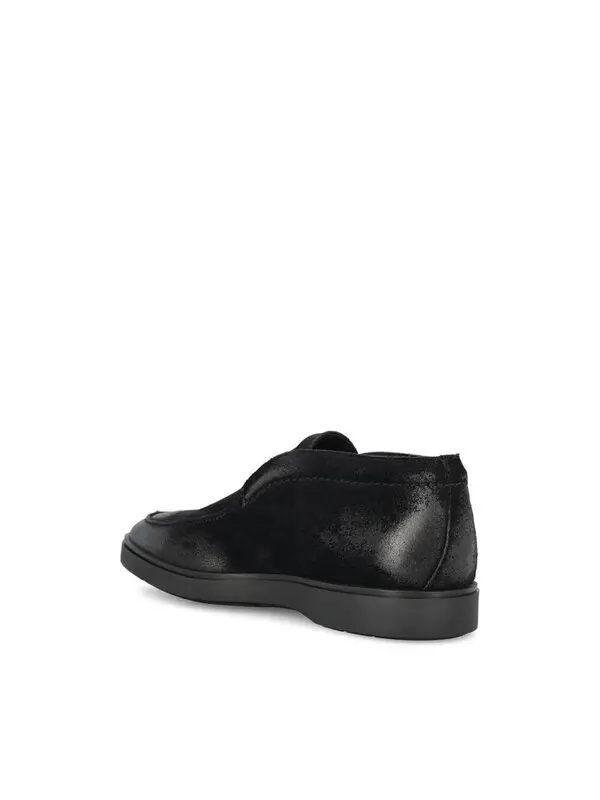 Tagliatore Round Toe Slip-on Loafers