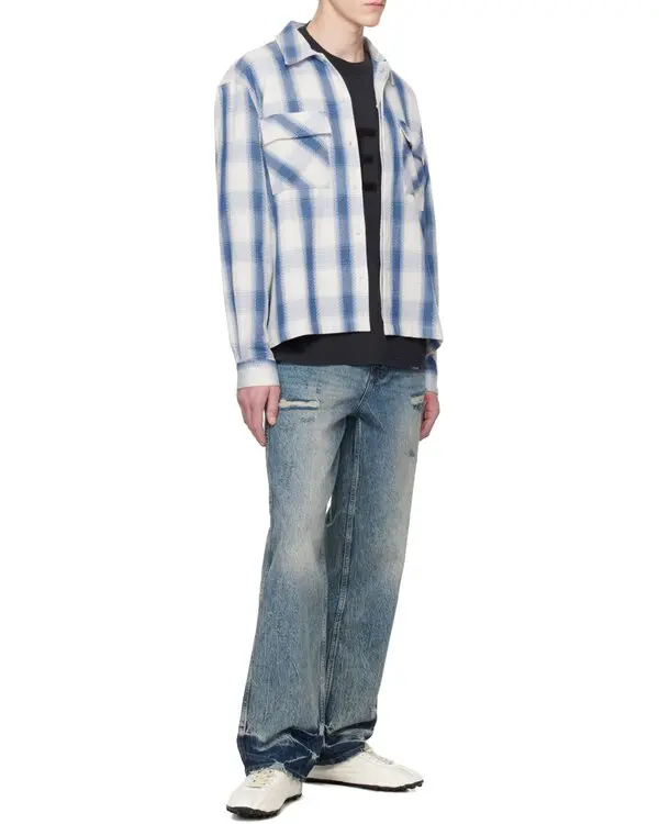 REPRESENT Distressed Baggy Jeans - Gray