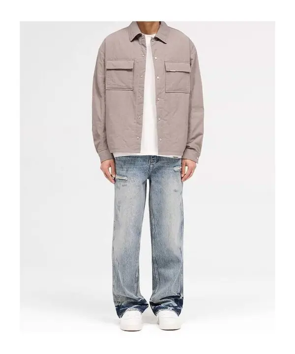 REPRESENT Distressed Baggy Jeans - Gray