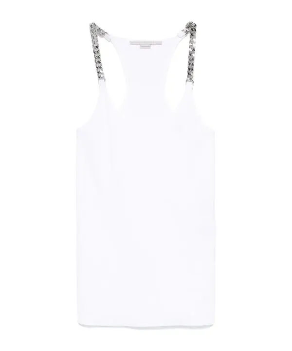 Stella McCartney Chain Strap Ribbed Vest