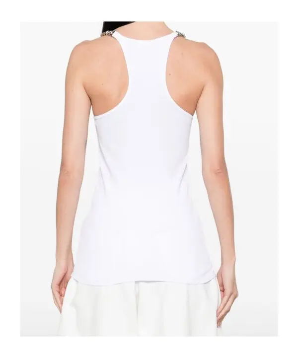 Stella McCartney Chain Strap Ribbed Vest