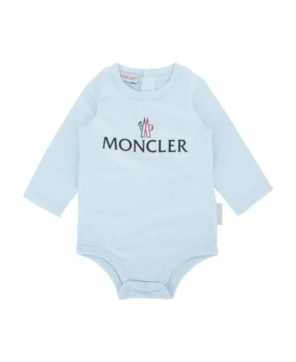 Moncler Logo Long Sleeve Jumpsuit - Blue