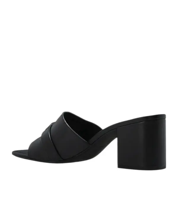 Tory Burch Leelee Leather Heeled Sandals - Black