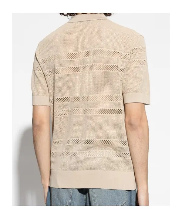 Dries Van Noten Mesh Polo Shirt