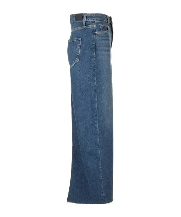 Paige Maxi Denim Skirt With Front Slit