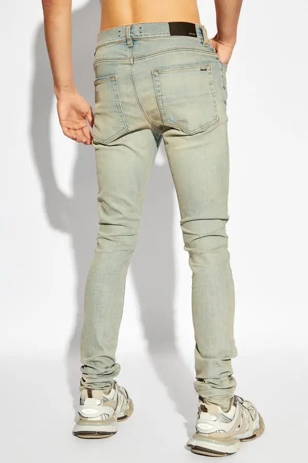 Amiri Stack Skinny Jeans - Gray