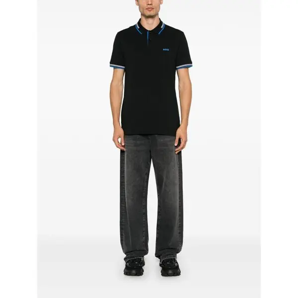 Hugo Boss Logo Printed Short-sleeved Polo Shirt