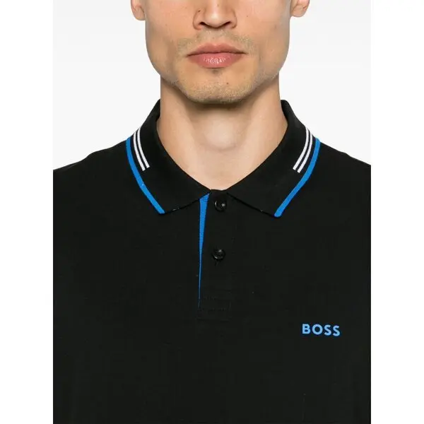 Hugo Boss Logo Printed Short-sleeved Polo Shirt