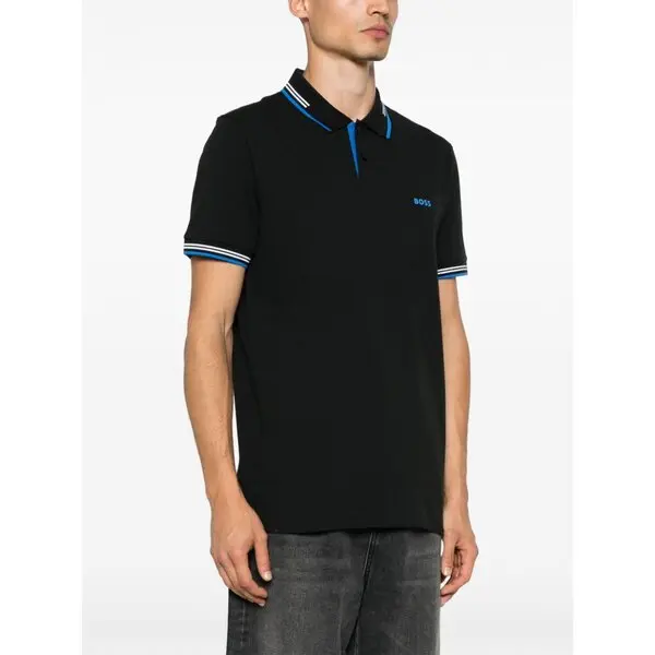Hugo Boss Logo Printed Short-sleeved Polo Shirt
