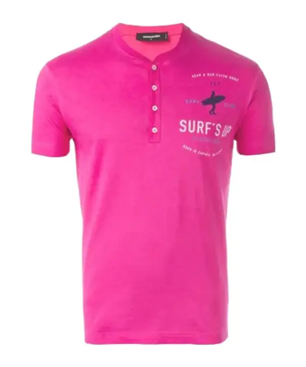Dsquared2 Printed Henley Top