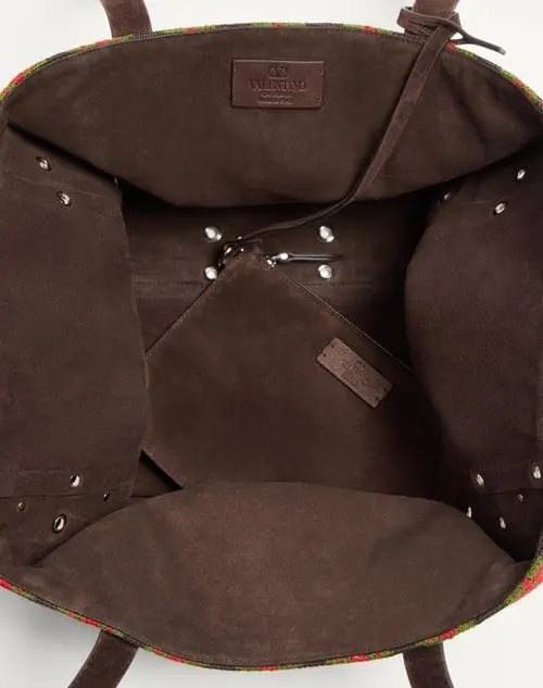 Valentino Garavani Nellcôte Large Jacquard Tote Bag