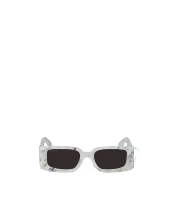Off-White Rectangle Frame Sunglasses - Black