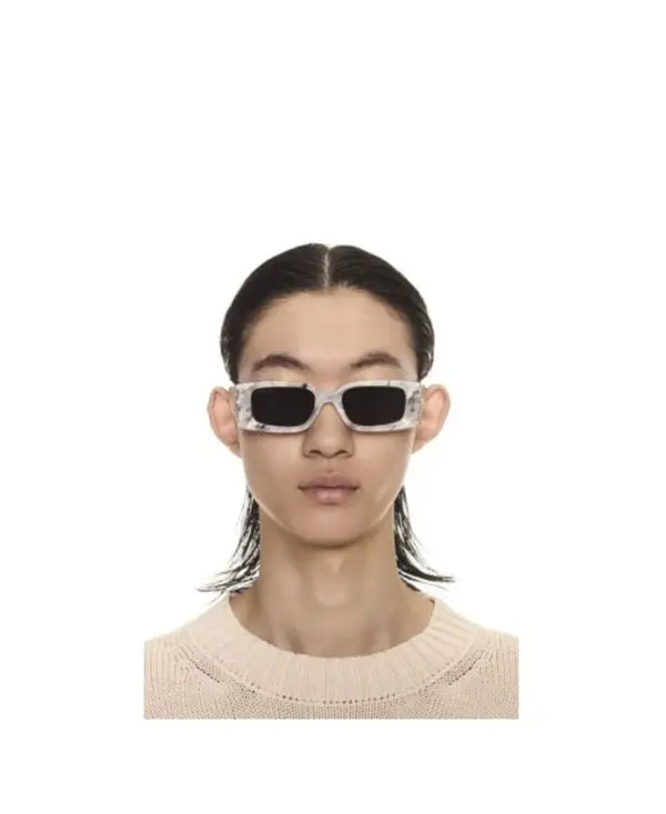 Off-White Rectangle Frame Sunglasses