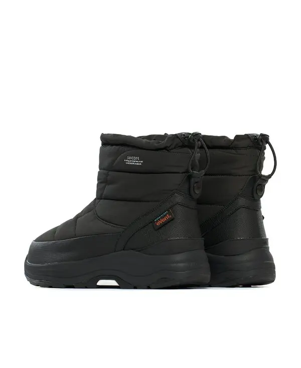 Suicoke Padded Round Toe Snow Boots - Black
