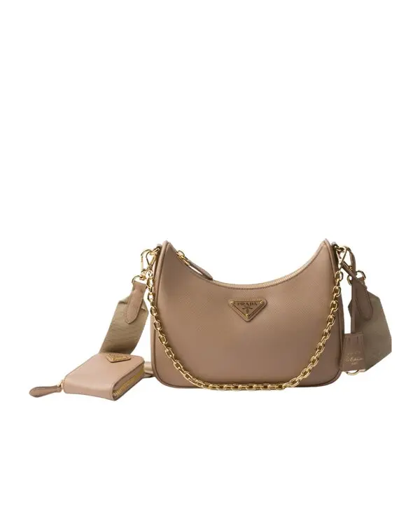 Prada Re-edition 2005 Shoulder Bag - Beige