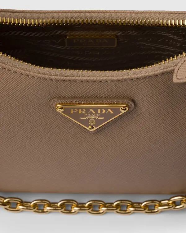 Prada Re-edition 2005 Shoulder Bag - Beige
