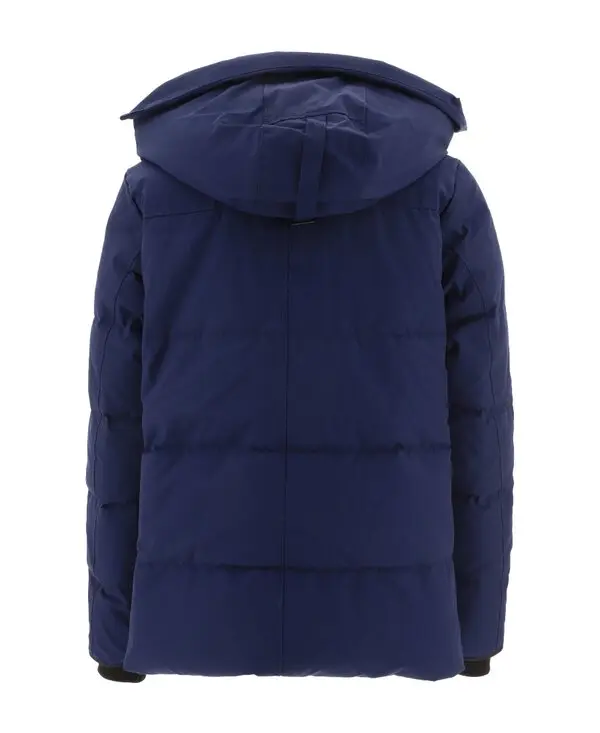 Canada Goose Padded Down Jacket With Logo Hood