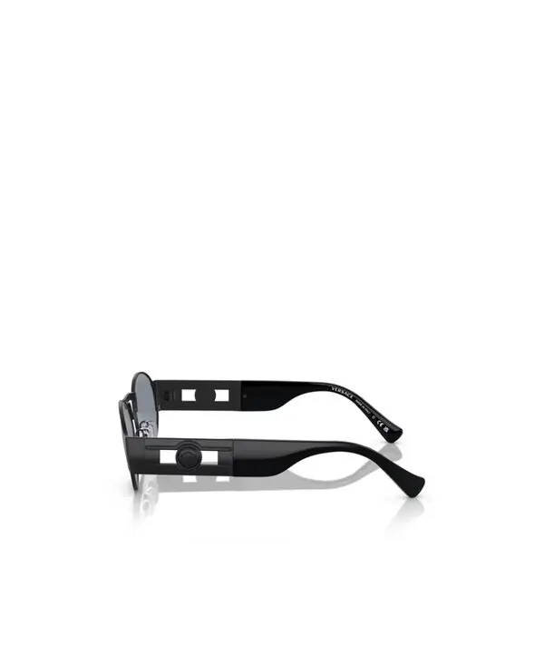 Versace Oval Frame Sunglasses - Gray