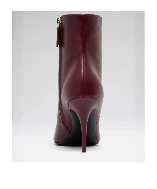 Amina Muaddi Pointed Toe Stiletto Ankle Boots