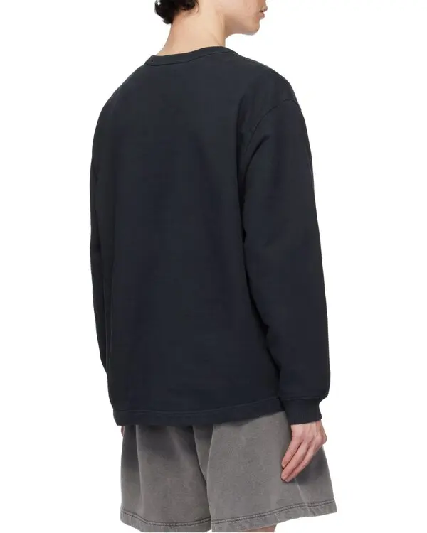 Acne Studios Logo Print Long Sleeve Sweatshirt