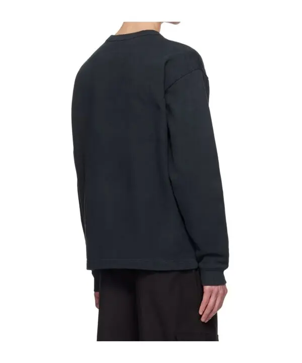 Acne Studios Logo Print Long Sleeve Sweatshirt