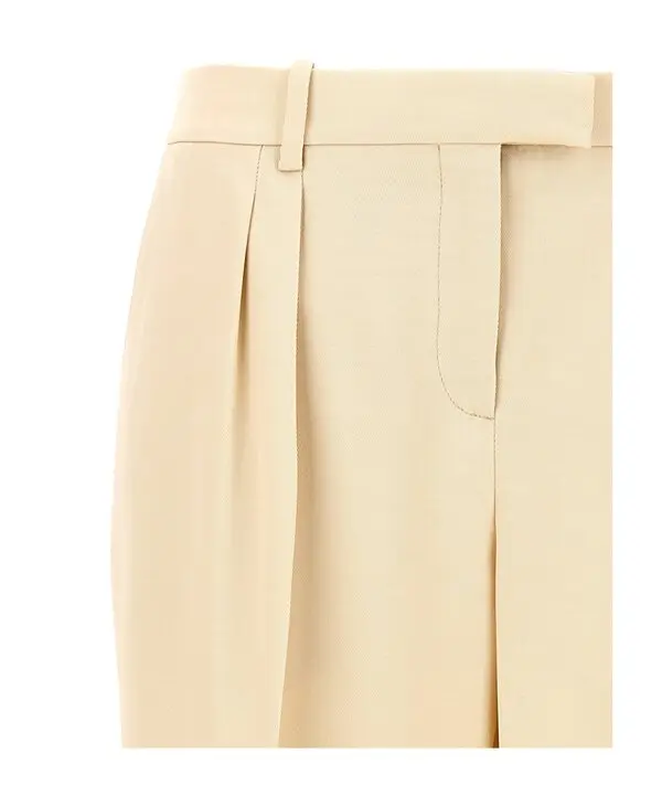 TOM FORD Tailored Pleat Trousers - Nude