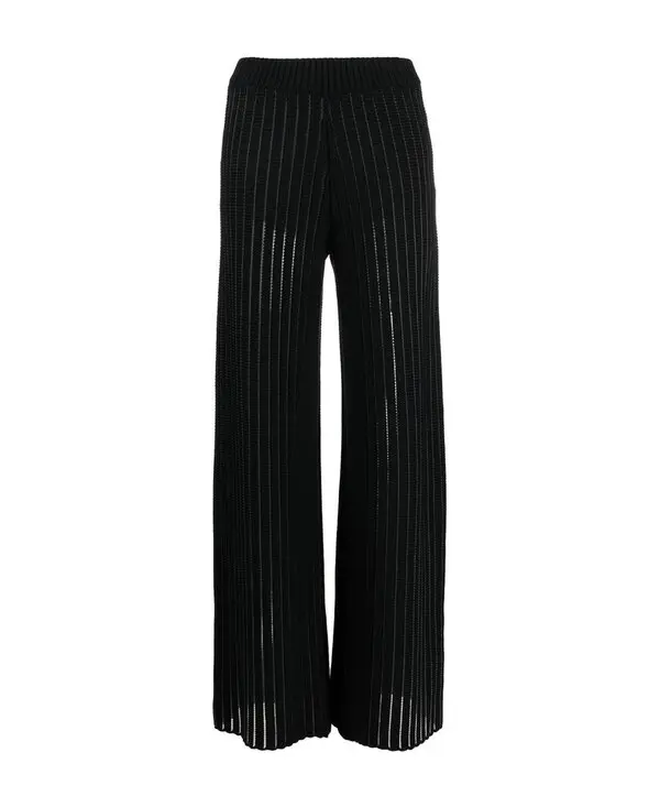 Fabiana Filippi Ribbed Stripe Straight-leg Trousers