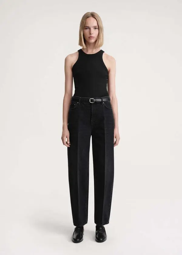 TOTEME Faded Effect Tapered-leg Jeans