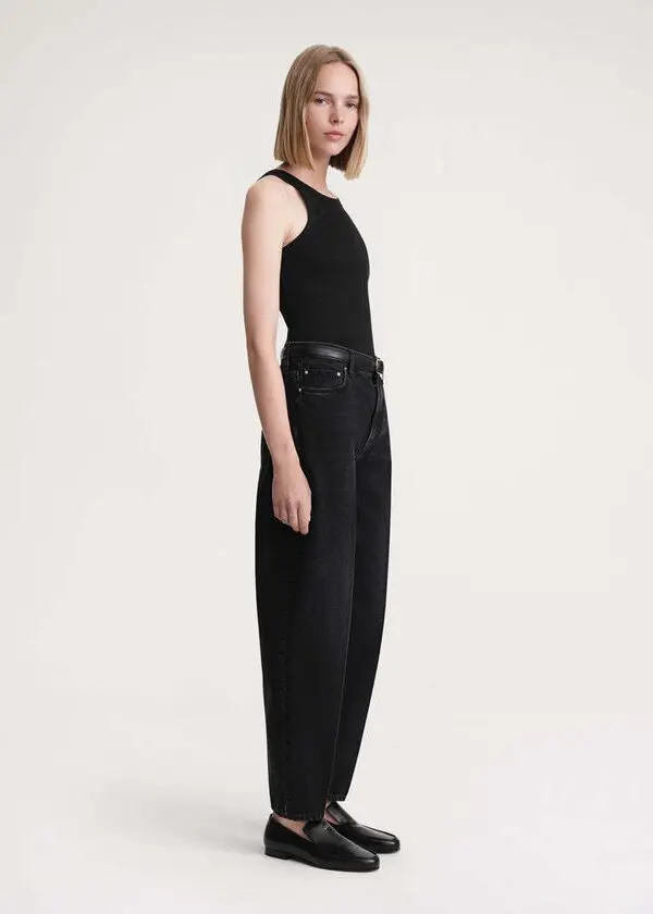 TOTEME Faded Effect Tapered-leg Jeans