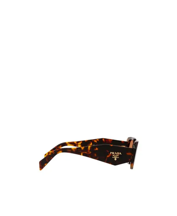 Prada Rectangular Frame Sunglasses - Brown