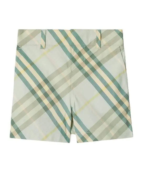 Burberry Check Cotton Shorts - Breeze