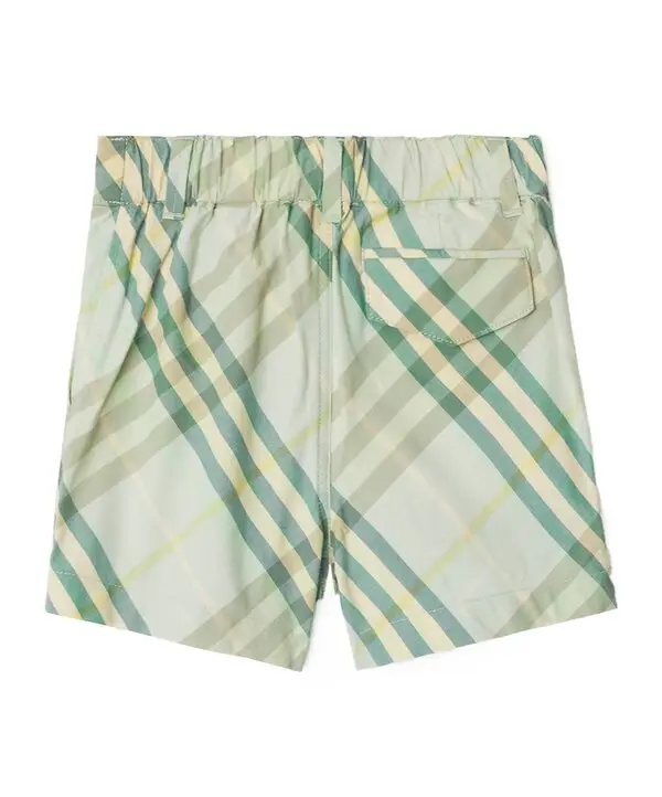 Burberry Check Cotton Shorts