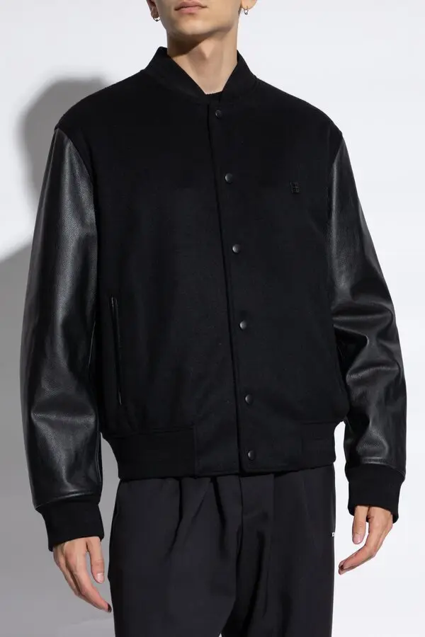 Givenchy 4g Plaque Bomber Jacket