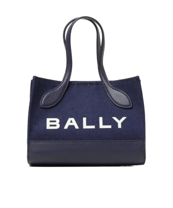 Bally Logo Printed Tote Bag - Black