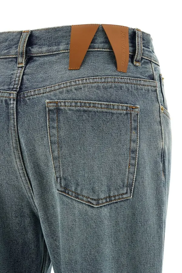 DARKPARK Marion Straight Leg Jeans With Detachable Cuffs - Green