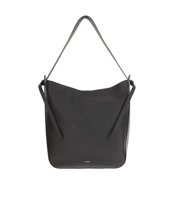 JIL SANDER Logo Printed Shoulder Bag