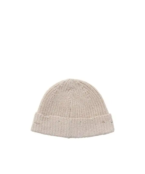 Marni Logo Embroidered Beanie - Seashell