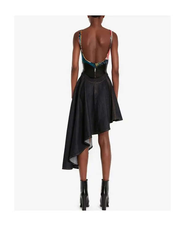 Alexander McQueen Graphic-printed Stretch Bodysuit