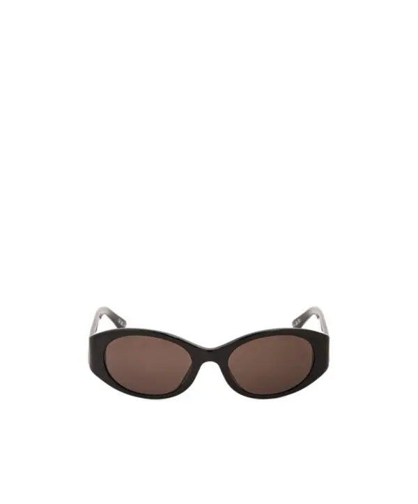 Balenciaga Tuesday Round Frame Glasses - Black