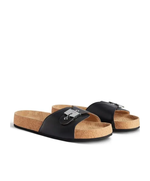 Balenciaga X Scholl Flat Calfskin Sandals
