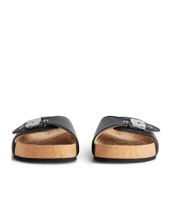 Balenciaga X Scholl Flat Calfskin Sandals