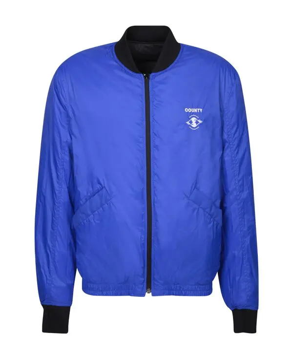 MARCELO BURLON COUNTY OF MILAN Reversible Zip-up Bomber Jacket