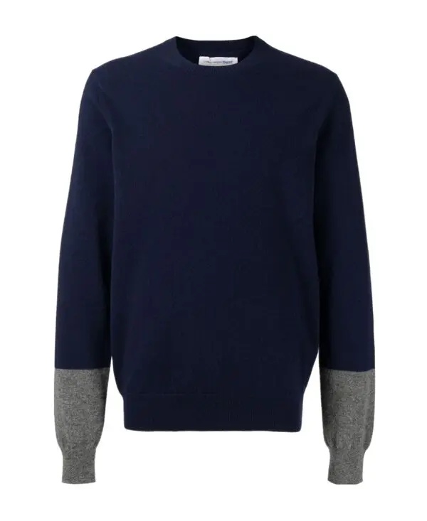 Comme Des Garçons Round Neck Long-sleeved Sweater