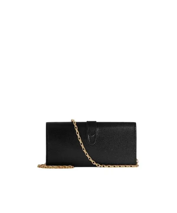 Gucci Jackie Wallet On Chain - Black