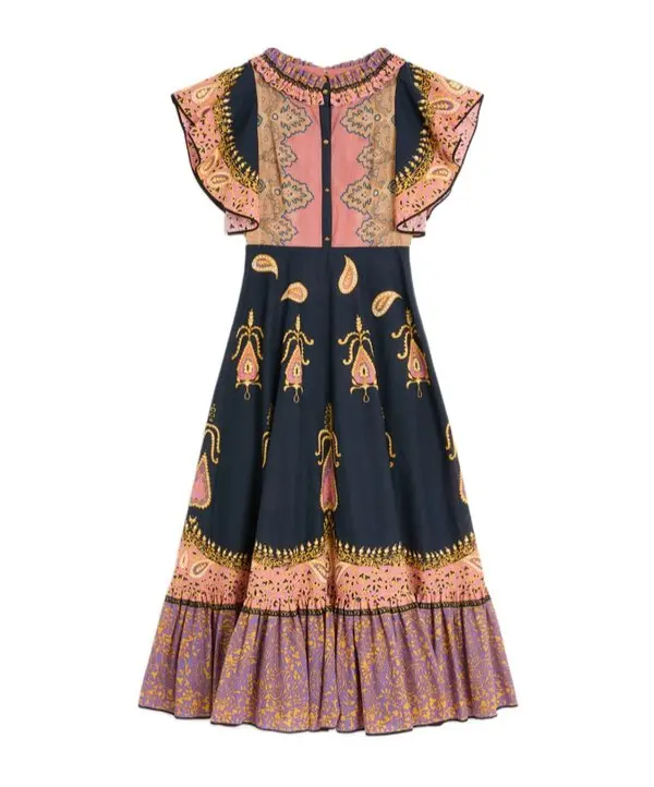 Valentino Garavani Graphic Print Midi Dress