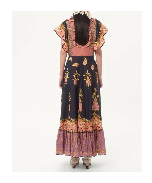 Valentino Garavani Graphic Print Midi Dress