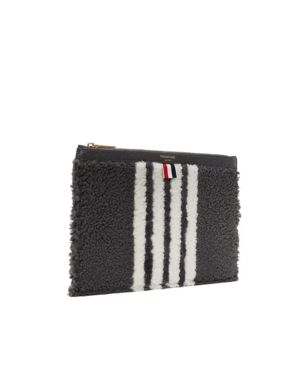 Thom Browne Small 4-bar Stripe Document Holder